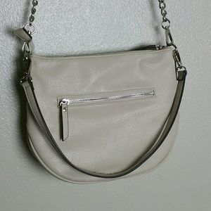 Max Studio | Bags | Max Studio Cream Two Strap Purse Wsilver Handware ...